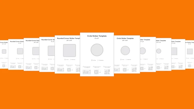 Bumper sticker templates | Sticker Mule