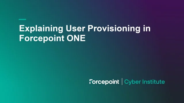 Forcepoint Cyber Institute