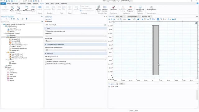 Modeling Overview: Battery Design