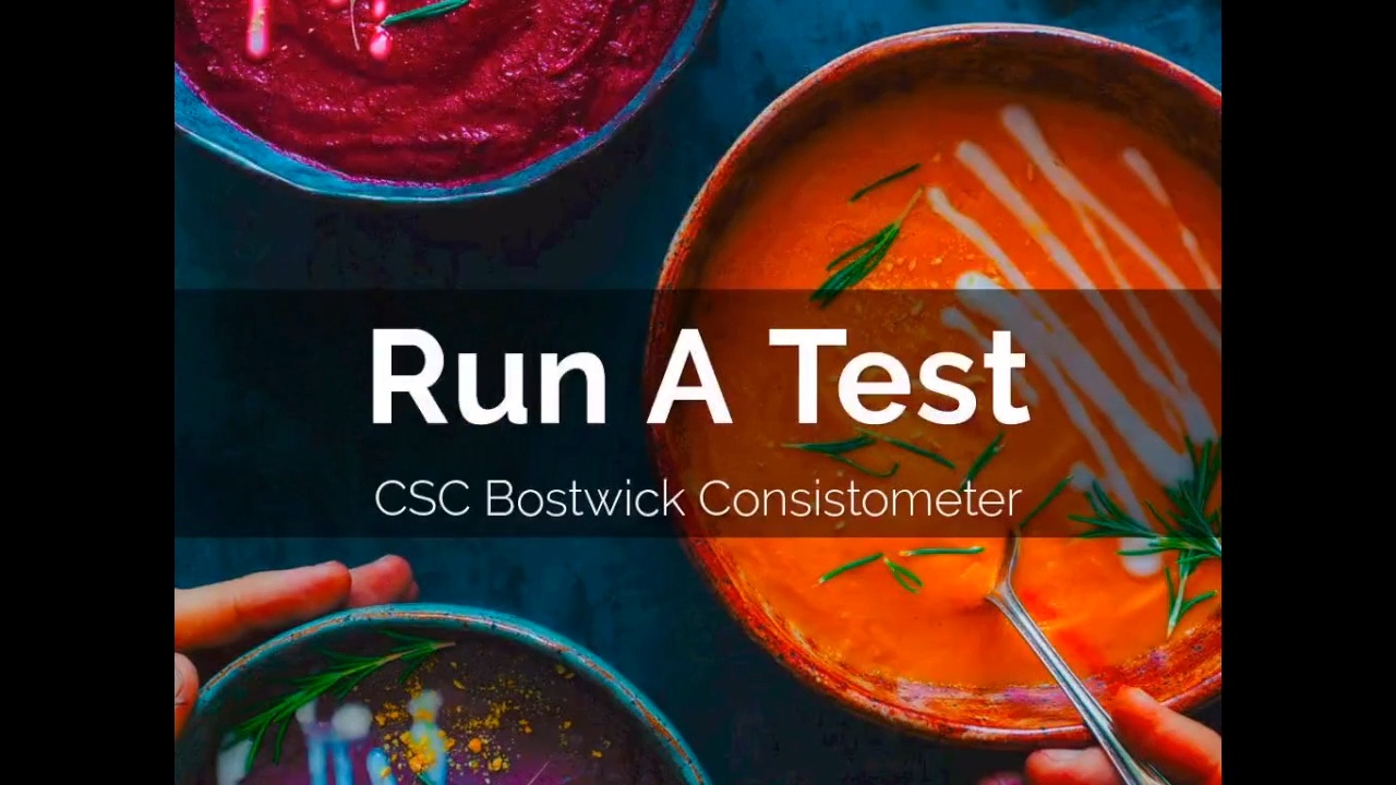Bostwick Consistometer Test