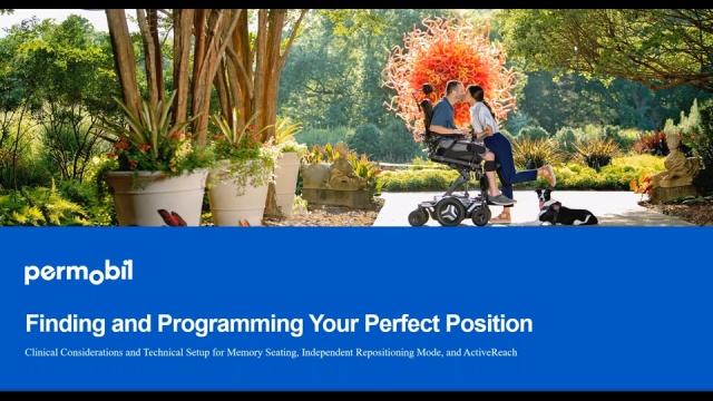 Finding and programming the perfect position - Webinar Recording