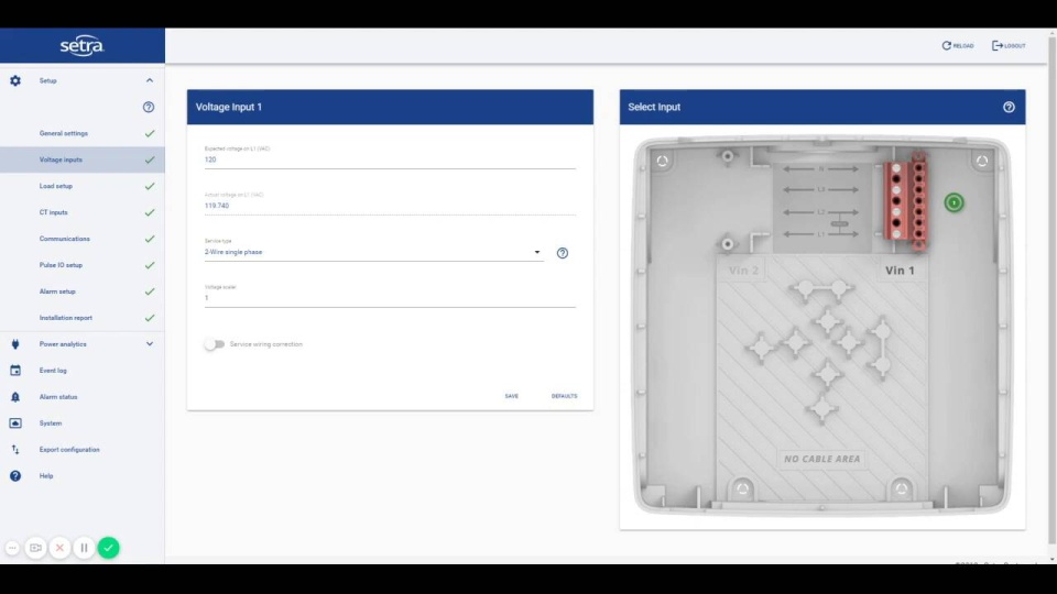 Setra Systems Power Meter Software Tutorial