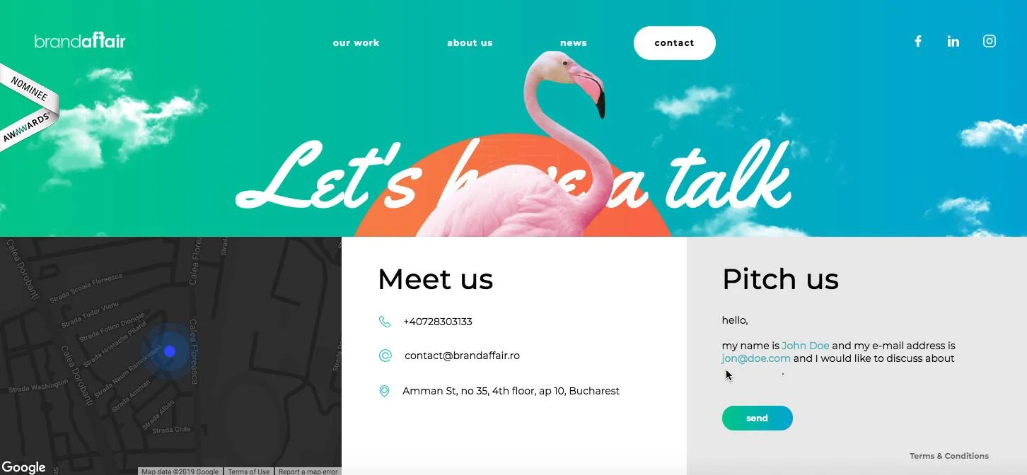 Here Are 20 Awesome Contact Us Pages We Love