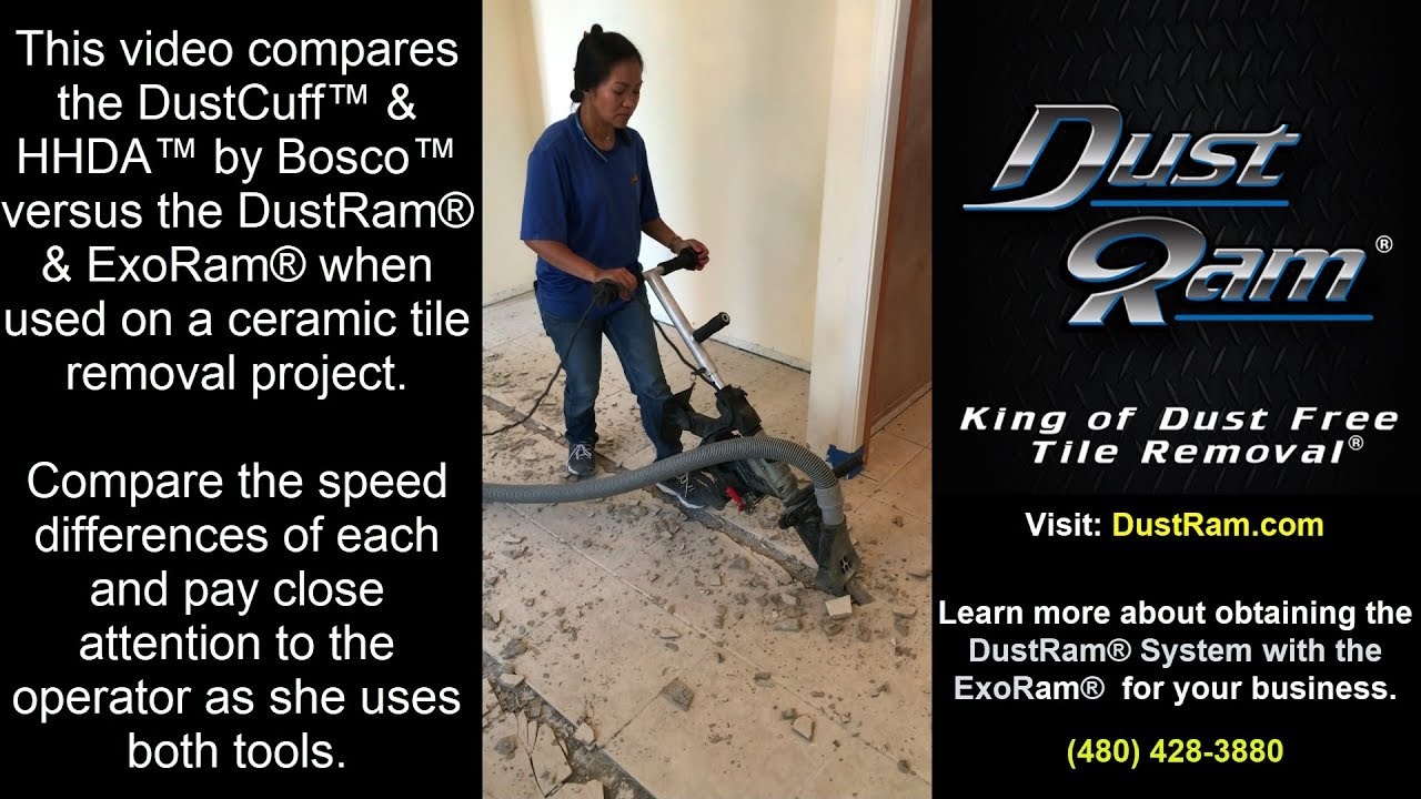 Gallery - Dustless Tile Removal - DustRam® Houston