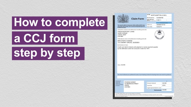 County Court Judgment. CCJ. Free Debt Advice. StepChange