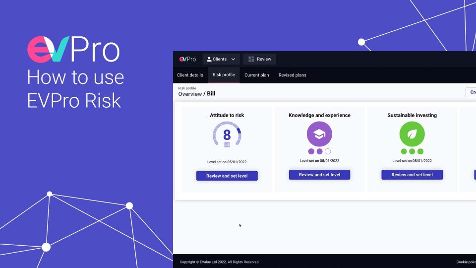 How to use EVPro Risk
