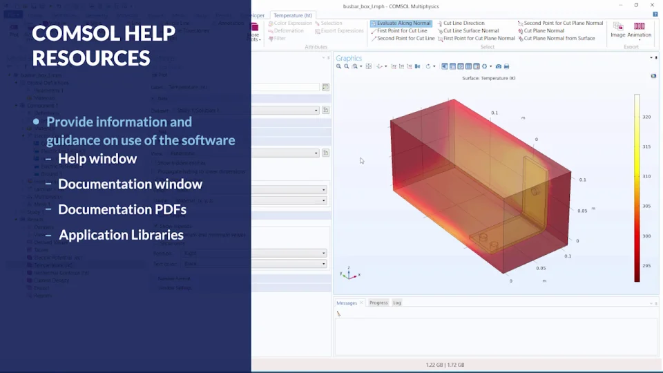 Using the Help Tools and Resources in COMSOL Multiphysics®