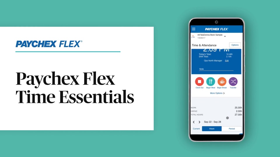Online Time, Attendance & Remote Timekeeping Software | Paychex