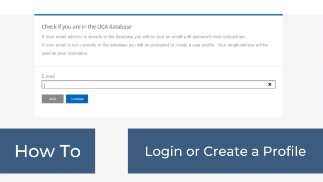 Welcome! Login or Create a New Profile
