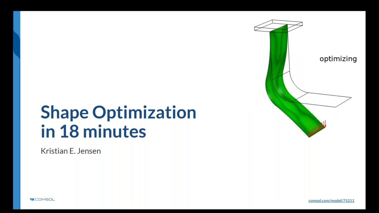 Performing a Shape Optimization in COMSOL Multiphysics®