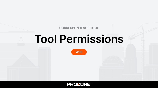 How do I set up permissions for a communications type? - Procore (en-CA)