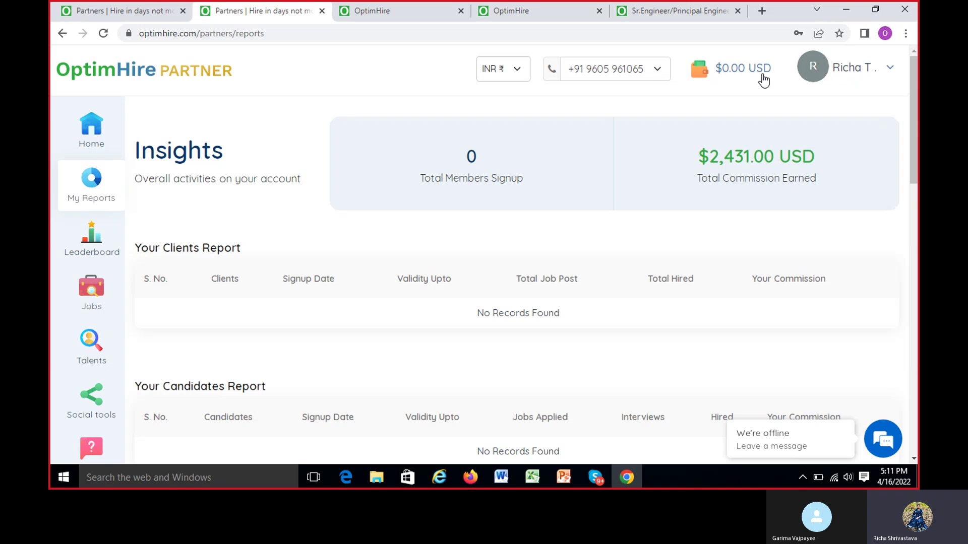 Earn up to $15,000 per hire | Partner with OptimHire | Refer and Earn ...