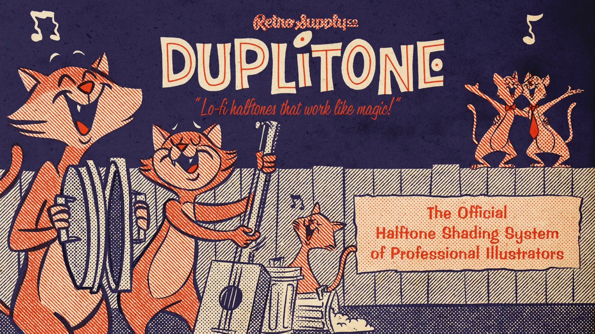 DupliTone Halftone Brushes | RetroSupply Co.