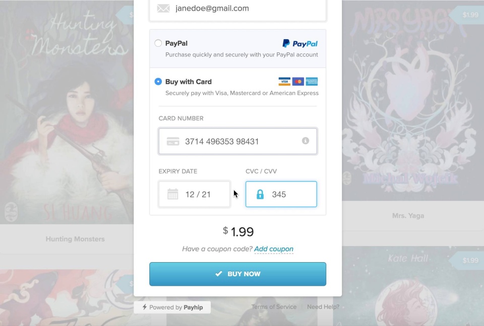 Sell Digital Downloads - Payhip