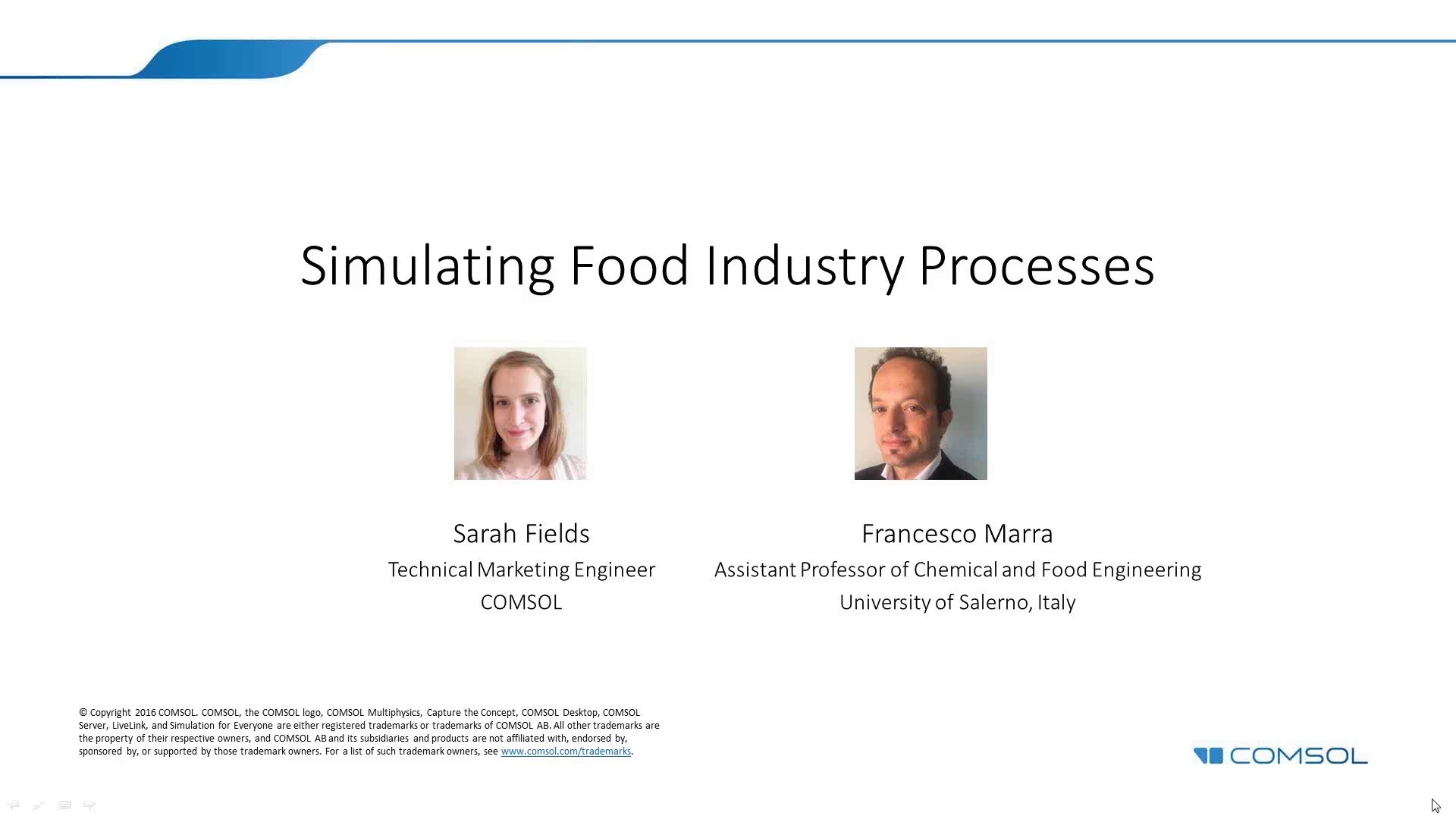 Food Industry Process Simulation with COMSOL Multiphysics®