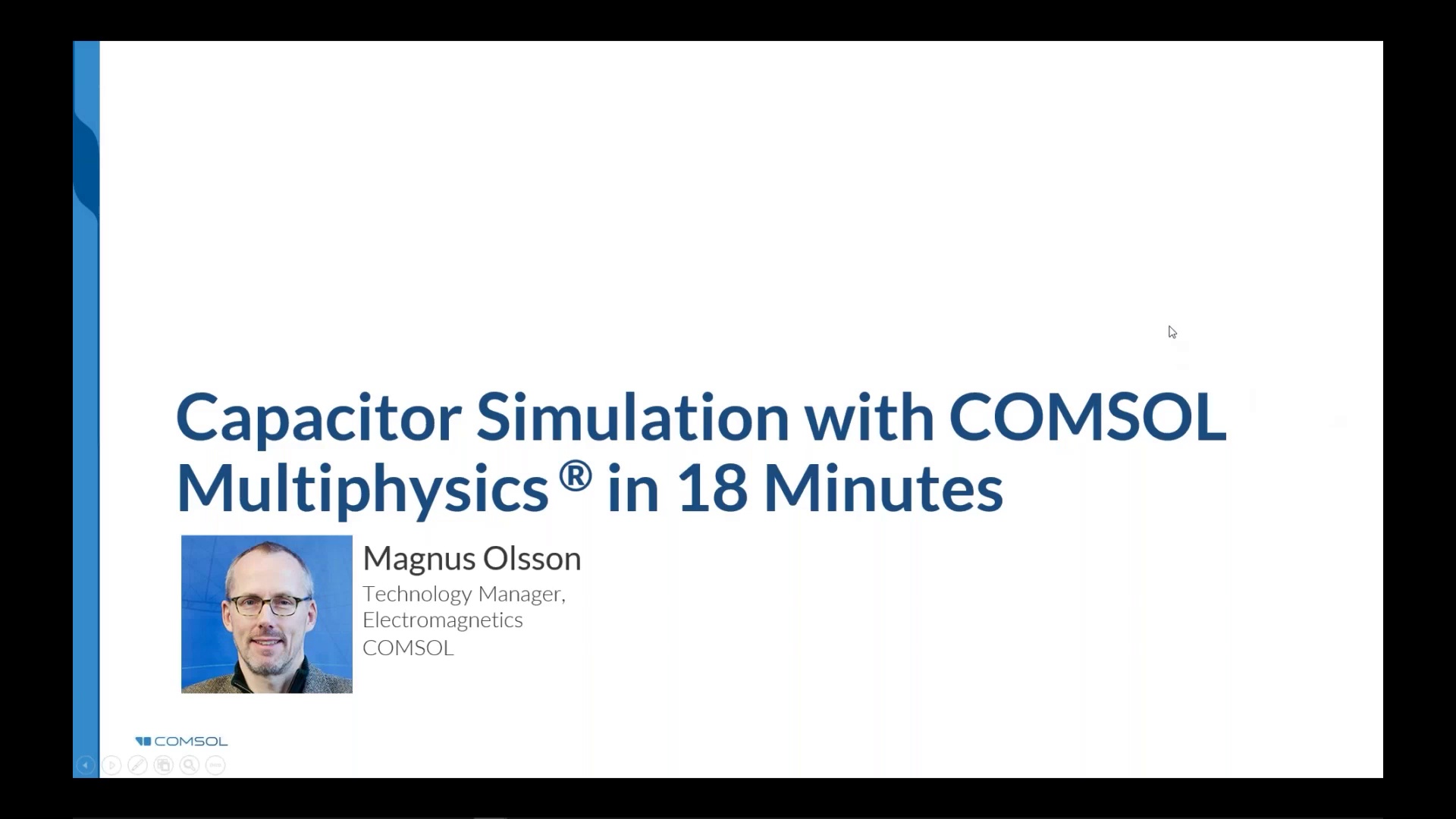 Simulating Capacitors in COMSOL Multiphysics®
